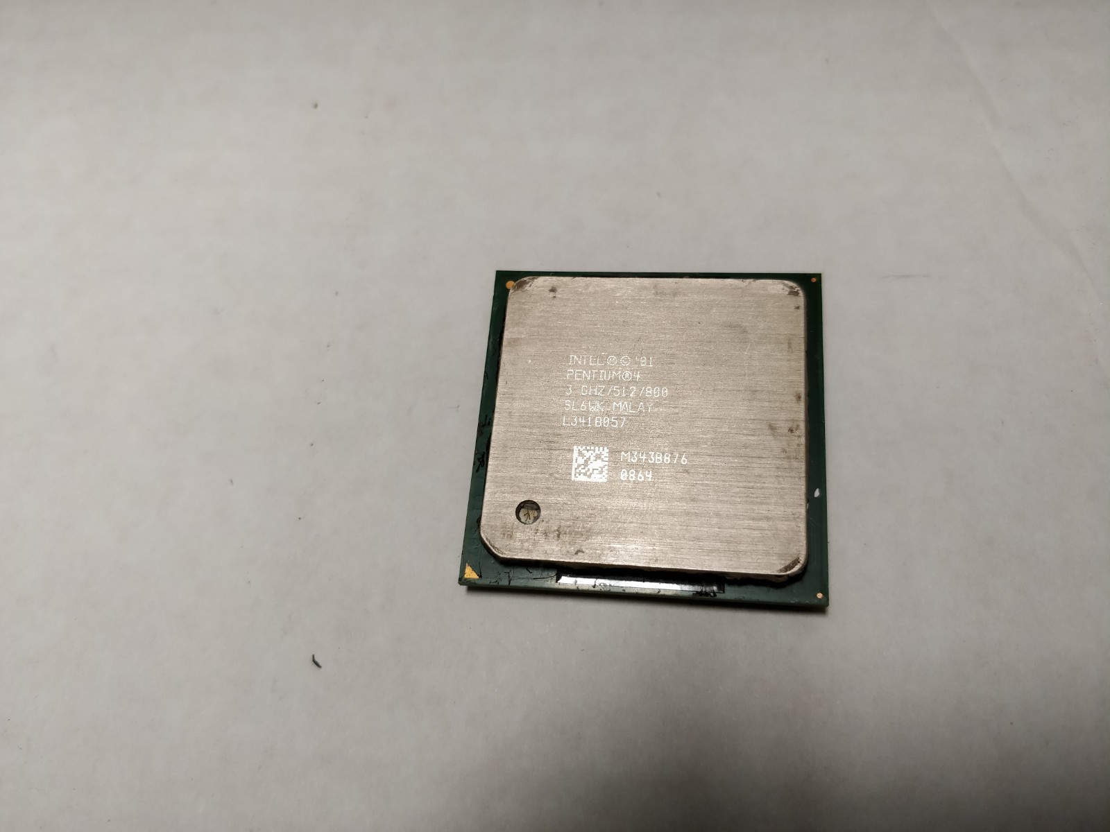 Intel SL6WK Pentium 4 3.0GHz 1-Core 512KB L2 Socket 478 CPU | eBay