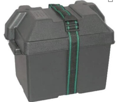 TWELVE (12) - SNAP TOP BATTERY STORAGE BOXES MARINE COMMERCIAL GROUP 24 ...