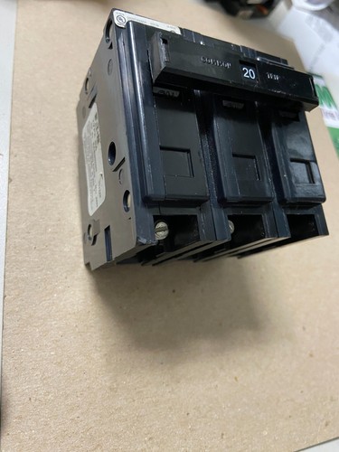 EATON CUTLER HAMMER BAB3020H 3 Pole 20 AMP Type BA Circuit Breaker NEW ...