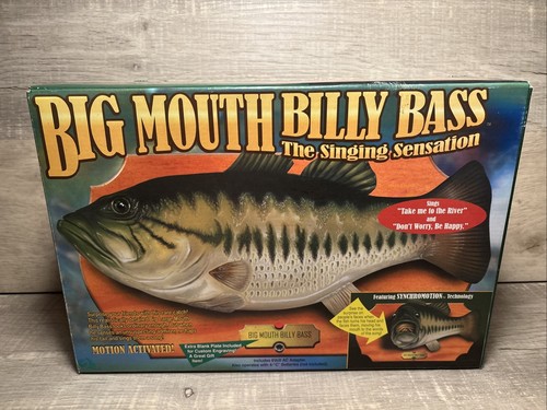 Big Mouth Billy Bass The Singing Sensation talking 1998 German NEW | eBay