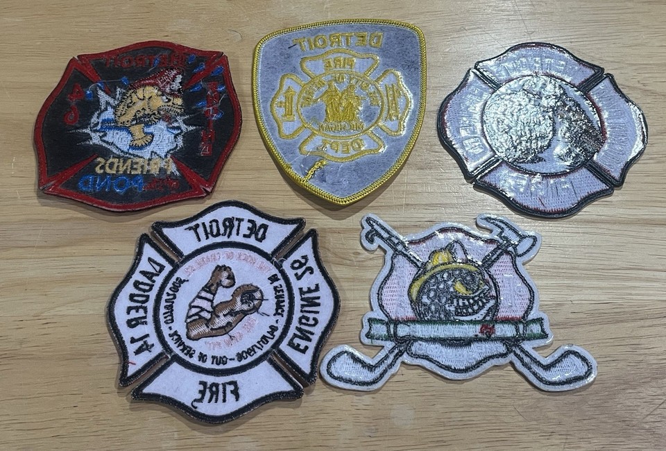 Detroit Fire Department Patch Lot of 5~Michigan~ | eBay