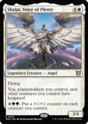mtg magic Shalai, Voice of Plenty FRENCH vf fr Shalaï, Voix de l ...