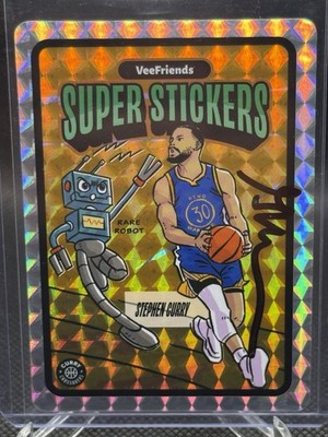 2025 Veefriends Manga Super Steph Curry & Rare Robot On Card Gary Vee ...