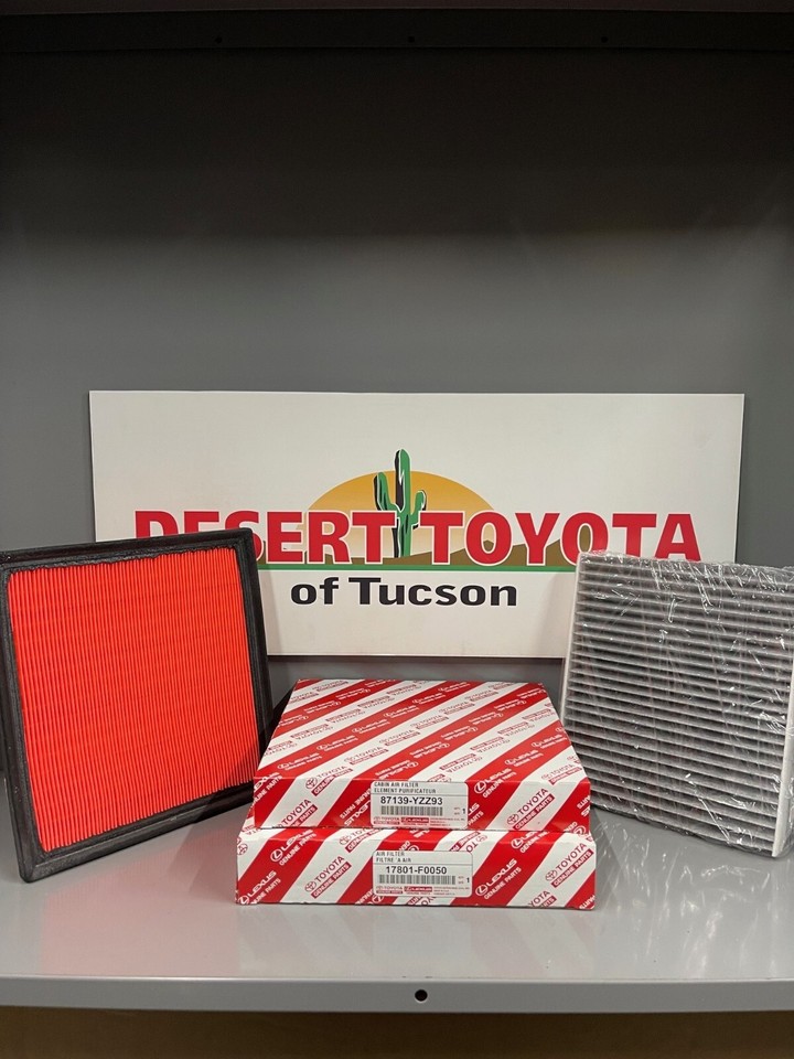 OEM Toyota Rav4 Air Filter & Charcoal Cabin Filter Kit Fits 2018 - 2024 ...