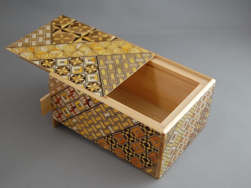 Hakone Parquet Secret Box Puzzle Box Trick Box 4 Sun 7 Steps Made in ...