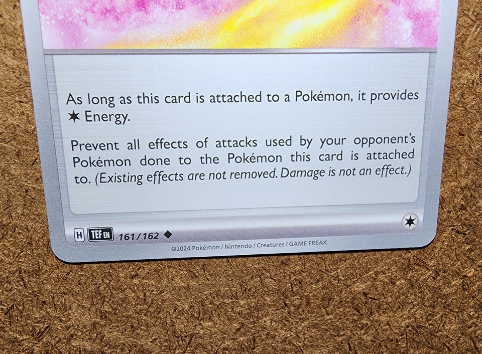 Mist Energy 161/162 Temporal Forces - Energy Pokemon Card *Pack Fresh ...