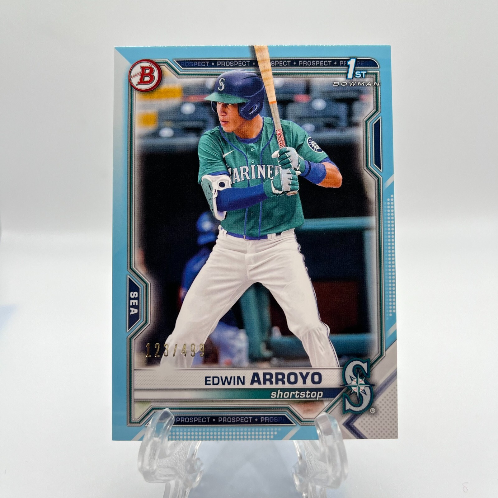 2021 Bowman Draft Sky Blue 123/499 Edwin Arroyo #BD-74 | eBay