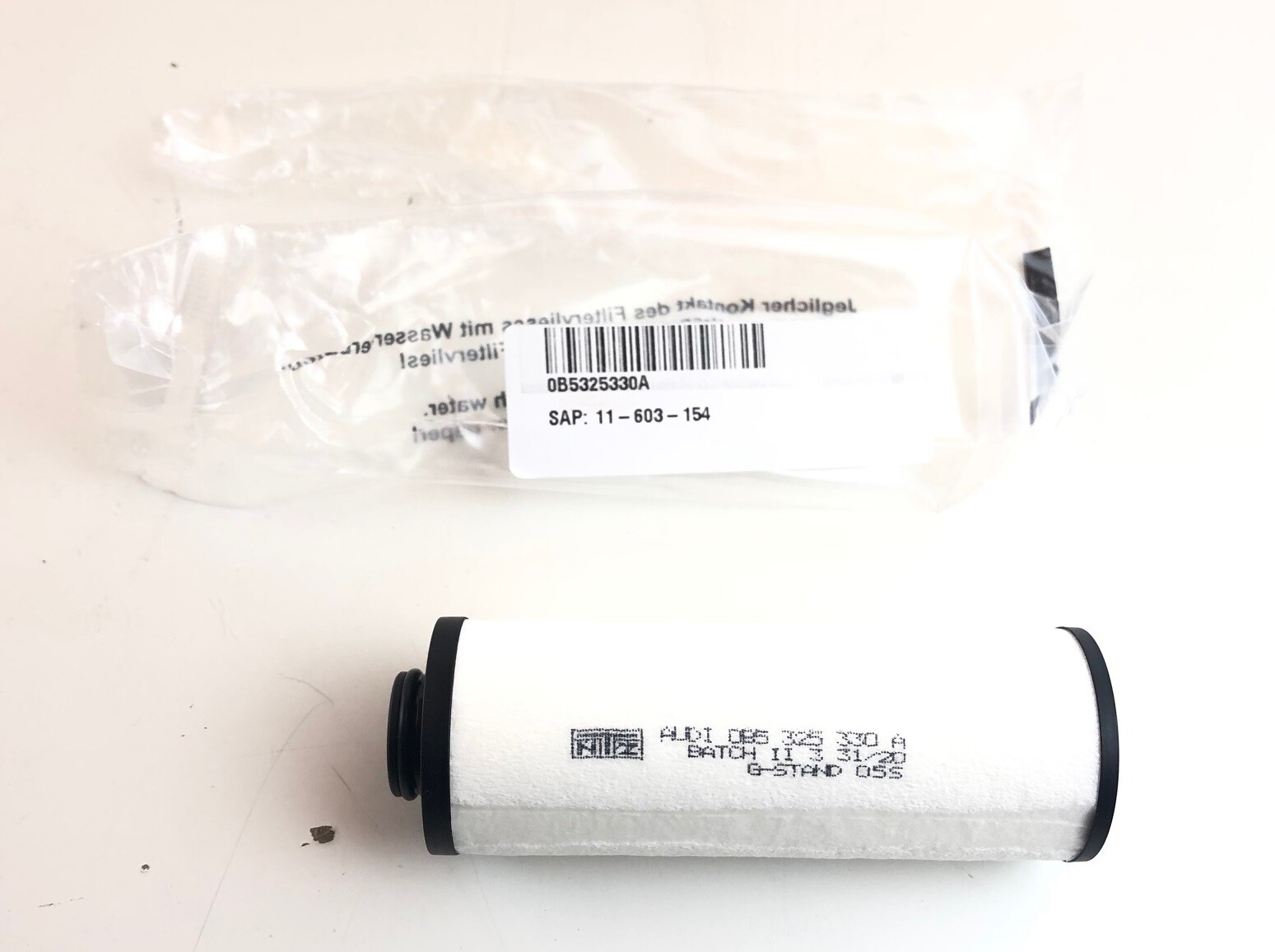 OEM Audi Q5 8r DSG Transmission Cooling Filter Element 0B5325330A ...