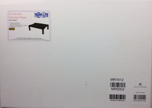 Tripp Lite Universal Monitor Riser Stand Computer Laptop Printers 1.25 ...