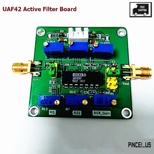 UAF42 Active Filter Board Adjustable Highpass/Lowpass/Bandpass for Ham ...