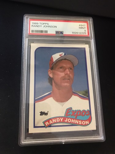 1989 Topps - Randy Johnson #647 (RC) Recent Grade PSA 9!! | eBay