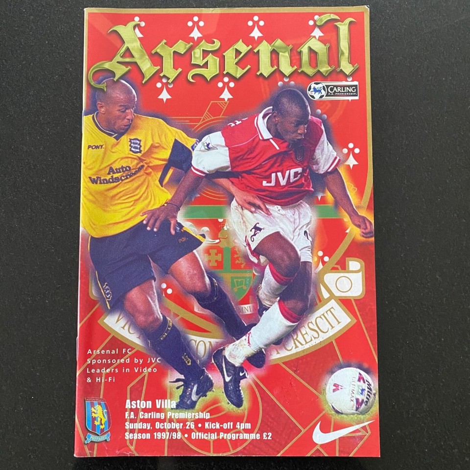 ARSENAL Football Programmes YOU CHOOSE 1993 96 97 98 99 2000 01 02 05 ...