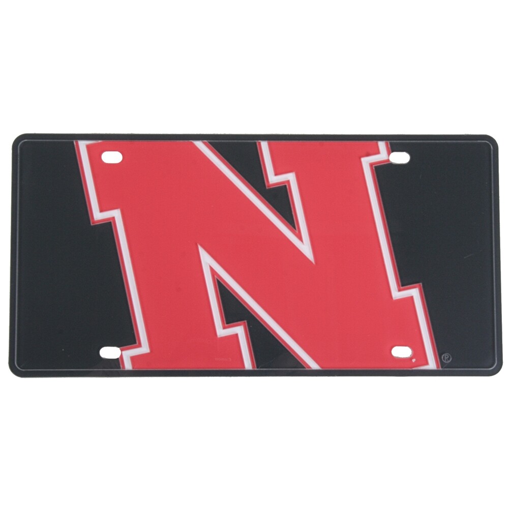 Nebraska Cornhuskers Full Color Mega Inlay License Plate | eBay