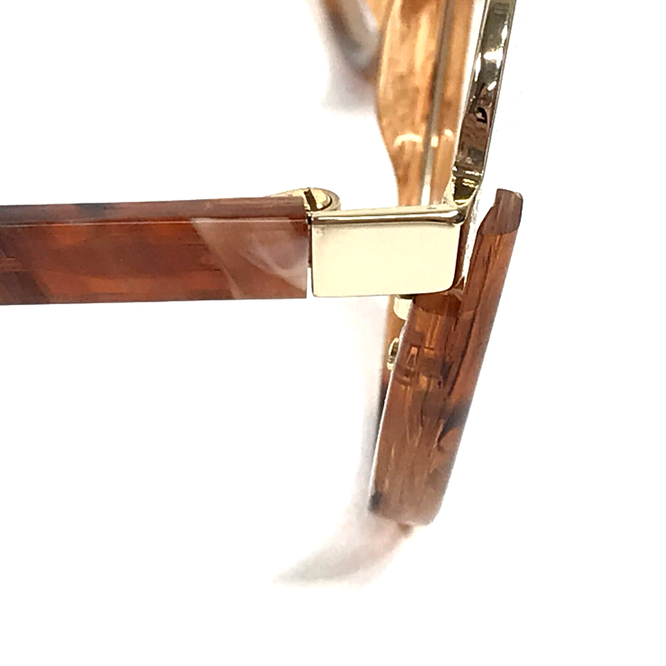 Andy Wolf Eyeglasses Frames 5042 col. h Brown Gold Cat Eye Full Rim 54 ...