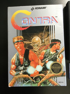 CONTRA NINTENDO NES GAME - WITH BOX - KONAMI (1987) | eBay