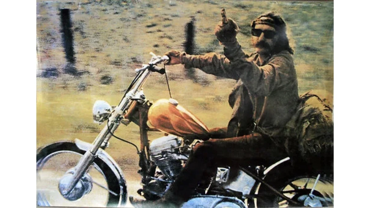 Easy Rider Middle Finger Poster