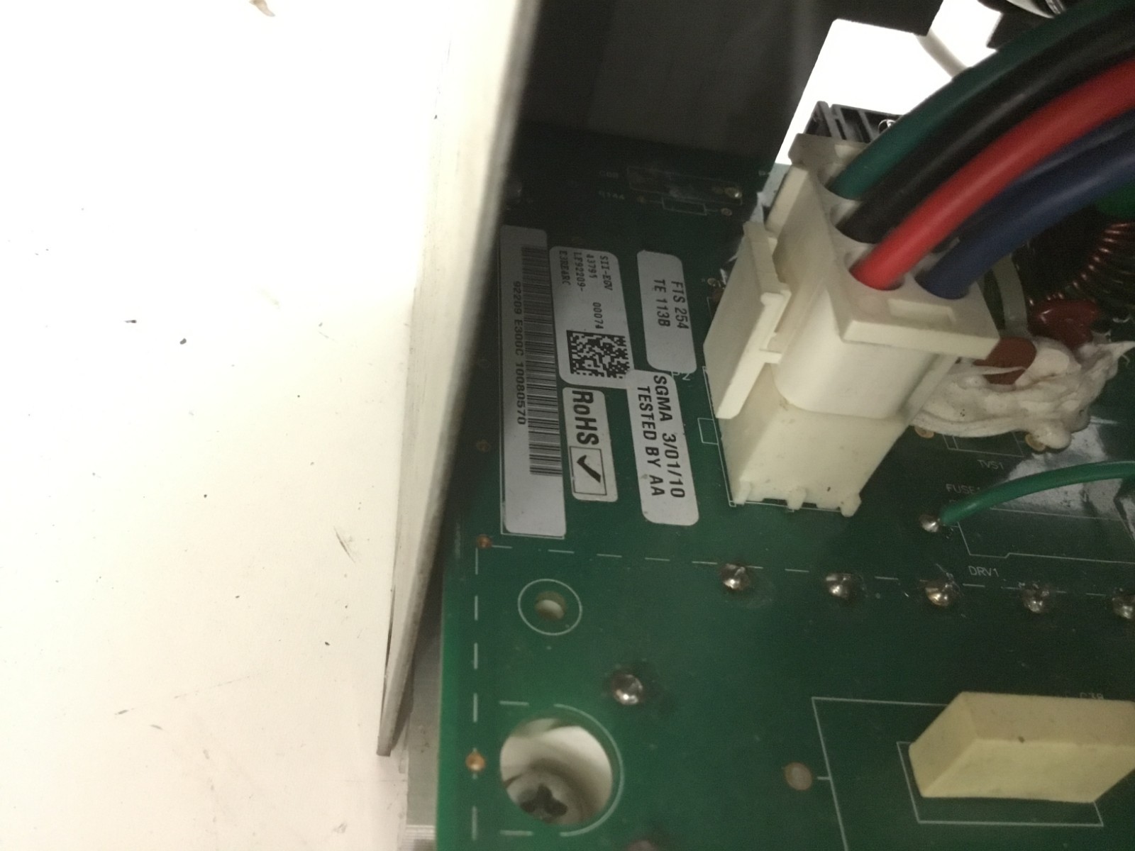 Life Fitness Treadmill Motor Controller 2 Capacitor Board AK58-00146 ...