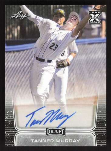 Tanner Murray 2020 Leaf Draft Auto Prospect Autograph b {0825 | eBay