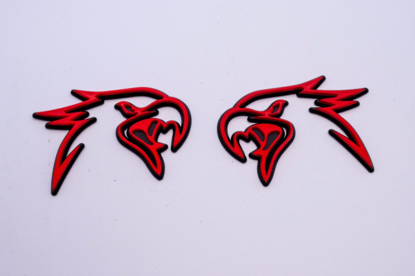 Red Black TRAILHAWK Trail Hawk Emblem Nameplate Fits Jeep Dodge ...