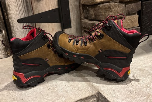 KEEN Utility Pittsburgh 6” WP Leather Steel Toe Bison Brown Men’s Size ...