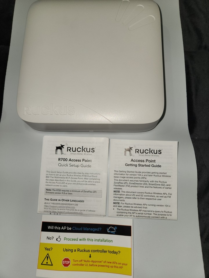 Ruckus ZoneFlex R700 Dual Band Wireless Access Point AMZ-R700-US20 NEW ...