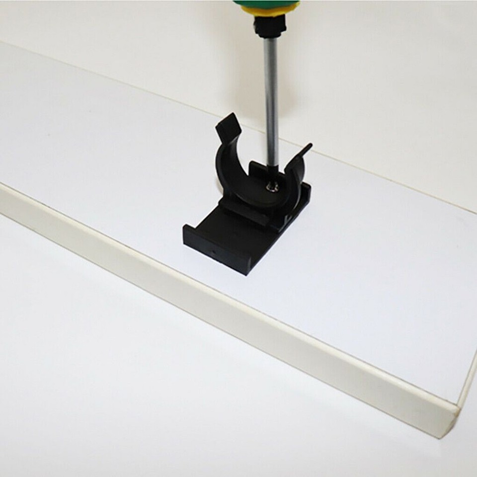 Detachable Plinth Brackets for Kitchen Cabinet Legs Black Plastic Clips ...