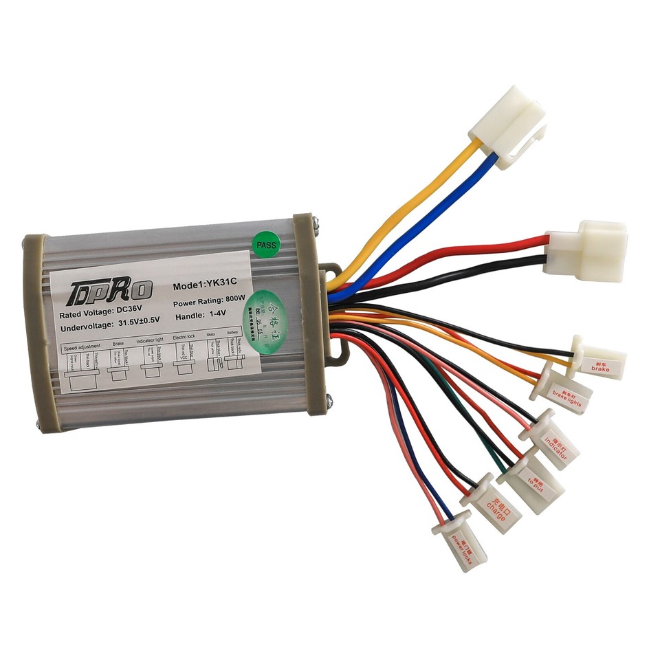 36V 800W Brush Motor Controller Battery Electric for Scooter E BIKE ...