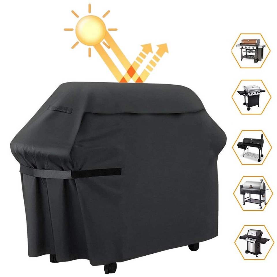 Heavy Duty BBQ Grill Cover Waterproof UV and Fade Resistant Gas Grill ...