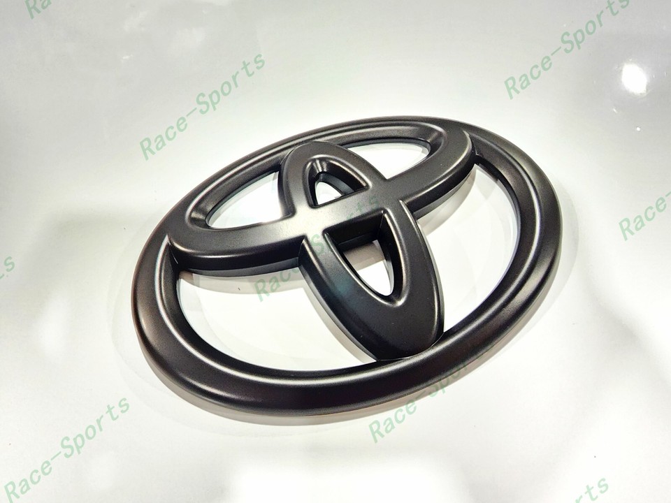 1PC Matte Black Replacement Front Toyota Logo EMBLEM Toyota Tundra ...