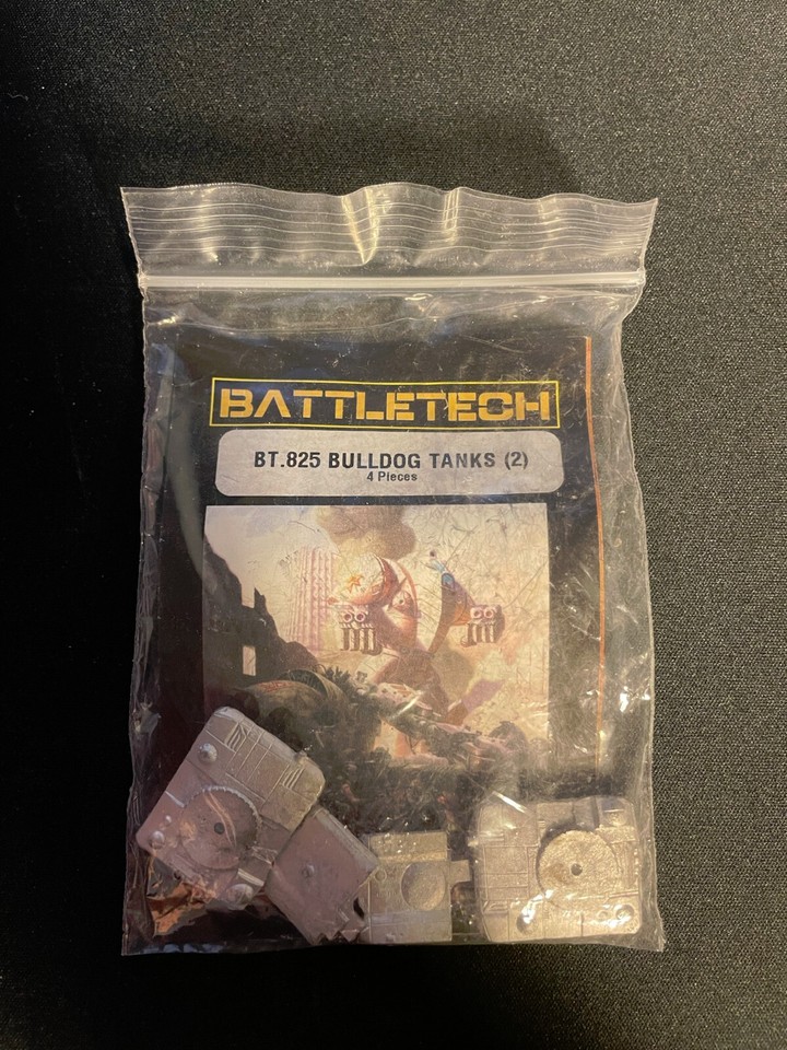 NEW BATTLETECH RAL PARTHA Miniature BT 825 BULLDOG TANKS (2) TR 3026 60 ...