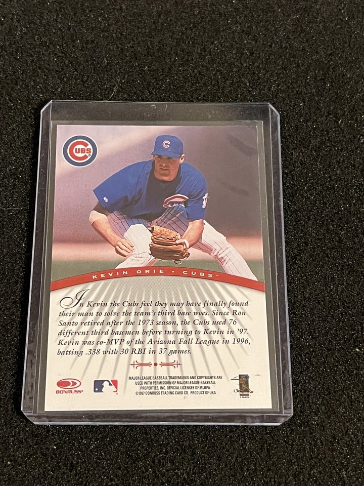 Kevin Orie 1997 Donruss Signature Series Autograph Auto Cubs | eBay
