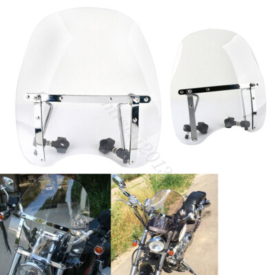 Motorbike Wind Screen Deflector Windscreen Motorcycle Front Windshield ...