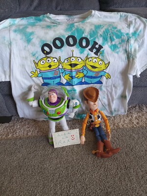 "Toy Story Trio" Pull String Woody, Buzz, XL Tye Dye Oohhh (SEE ...