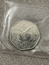2017 Isle of Man IOM Manx 50p Fifty Pence Loaghtan Sheep RAM Coin for ...