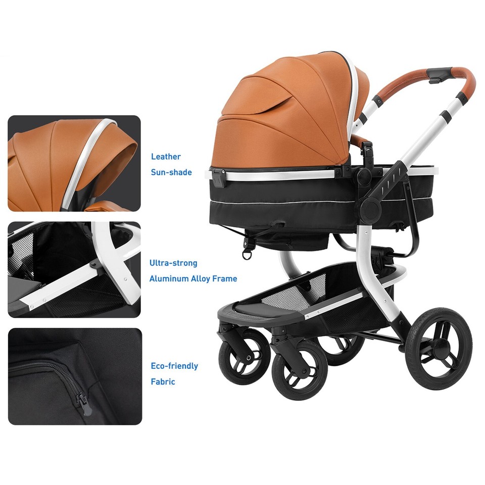Standard Baby Stroller,Foldable Portable Pram, Baby Carriage Toddler ...