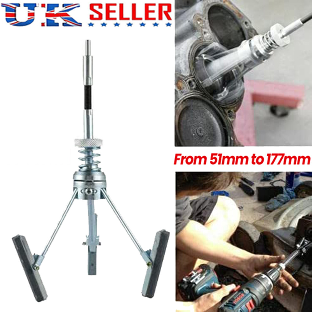 Car Engine Cylinder Hone Honing Tool Triple Leg Glaze Buster Stone Bore ...