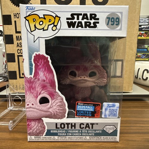 Funko Pop! Star Wars Loth Cat #799 NYCC 2025 Shared Sticker Diamond 💎 ...