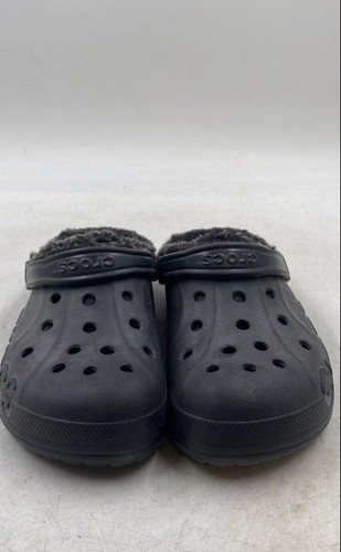 Crocs Unisex Adults Black Closed Toe Slip On Casual Clog Shoes Size M8 ...