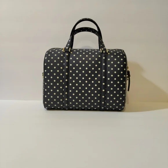 Kate Spade Mini Cassie Navy Polka Dot Grant Street Satchel Crossbody ...