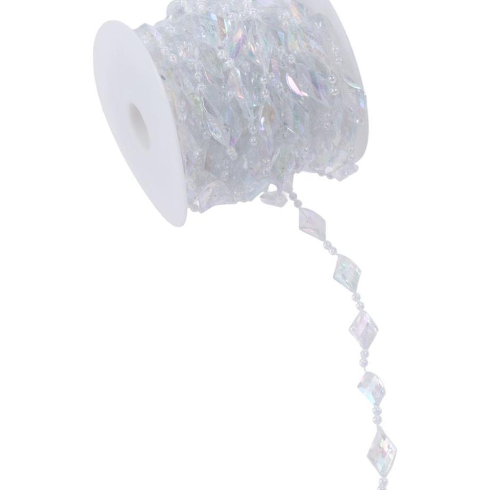 Acrylic Crystals Garland Transparent Crystal Trim Crystal String DIY | eBay