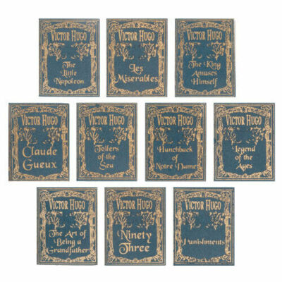 Victor Hugo Miniature Books Set of 10 | eBay
