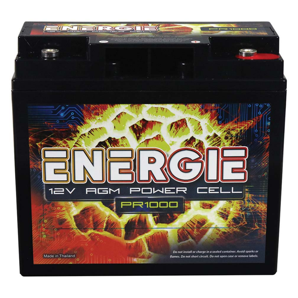 Reikken PR1000 Energie 1000 Watt 12 Volt Power Cell 18 Ah AGM Car Audio ...