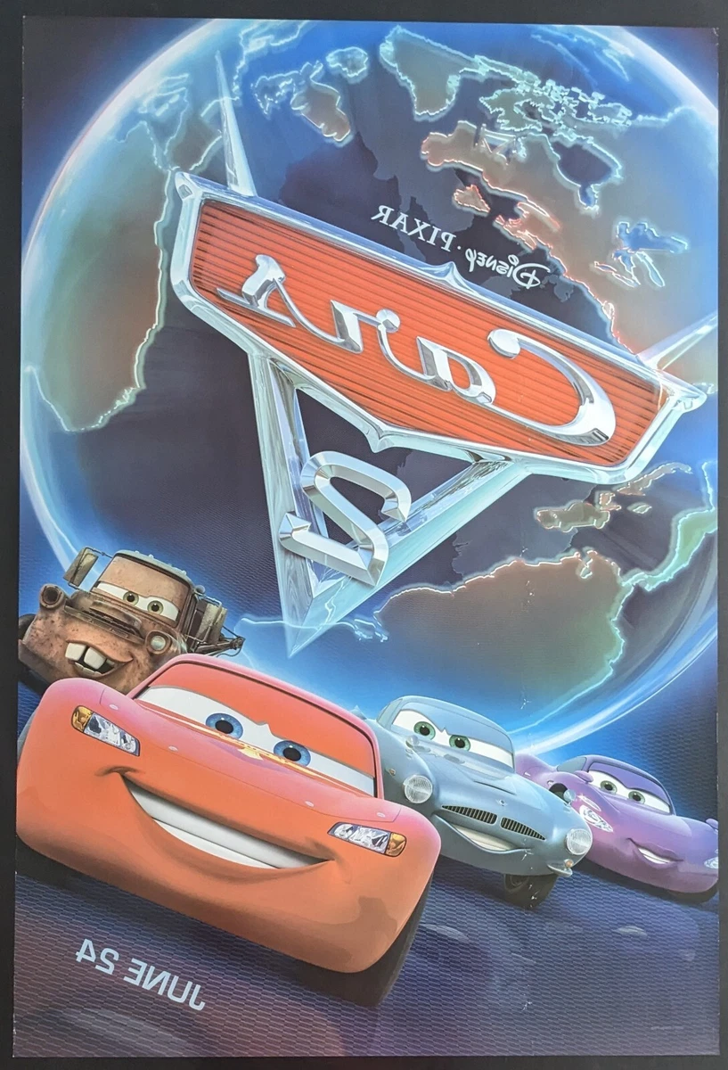 Official Cars 2 Movie Poster