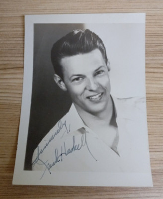 Jack Haskell Deceased Jack Paar Show Big Band Singer Signed Autograph ...