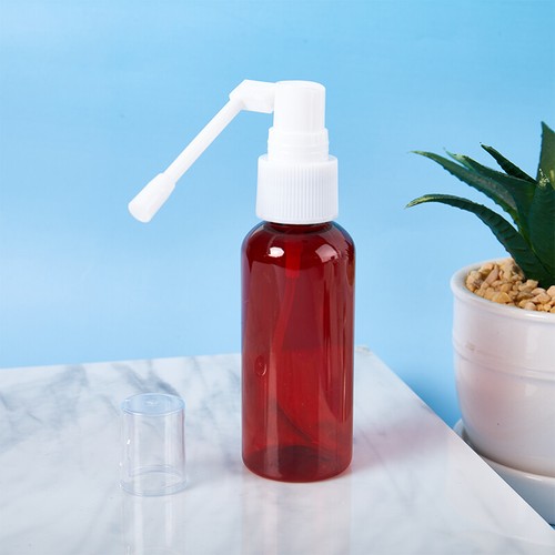 5PCS Nasal Pump Spray Bottle Glass Mist Nose Throat Sprayer 360 ...