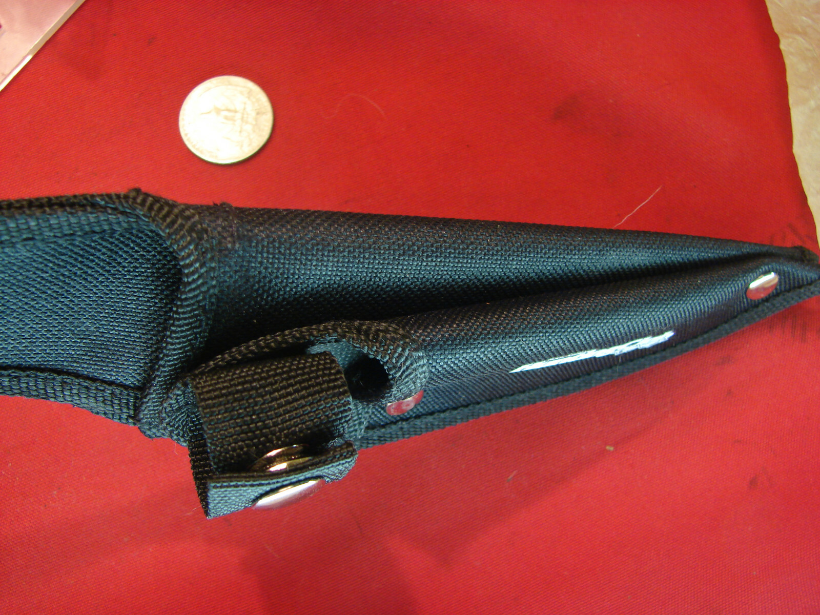 DUAL PIGGY BACK KNIFE SHEATH FOR 2 KNIVES HUNTING CLUB 4 IN 5 IN NYLON ...