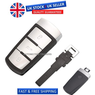 New 3 BUTTON Key Keyless Entry Fob FOR VW Passat CC Magotan + LOGO (A69 ...
