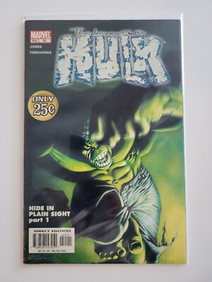 THE INCREDIBLE HULK #55 -Hide In Plain Sight - 25 Cent Cover -Marvel ...