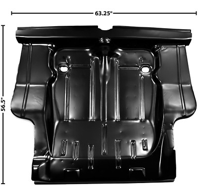 1968 1969 1970 ChevyII Nova Trunk Floor Complete w/ Braces 1 Piece EDP ...