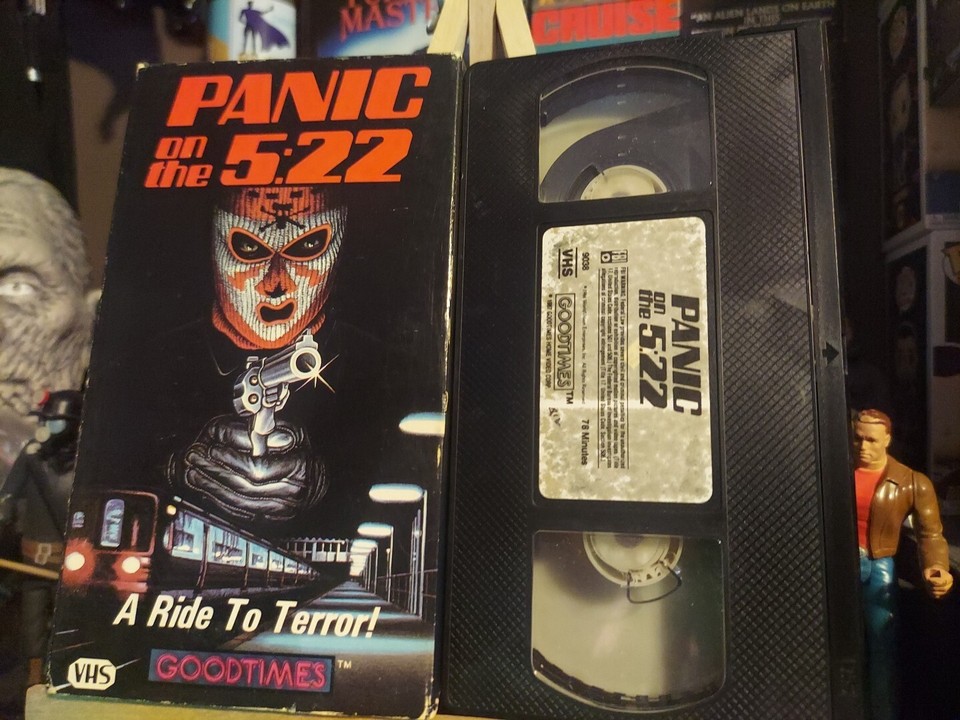 PANIC ON THE 5:22 vhs 1974 TV Horror Film Laurence Luckinbill RARE ...
